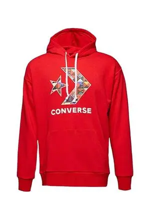 CONVERSE Star Chevron Hoodie - Red