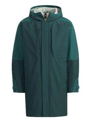 Adidas Elasticated Hooded Logo Zip-up Jacket - Multi-color