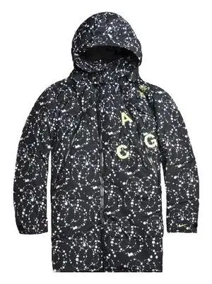 Nike Lab Down-fill Parka Coat - Black/white