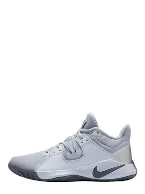 Nike Fly.by Mid Basketball Sneakers - Gray/gold