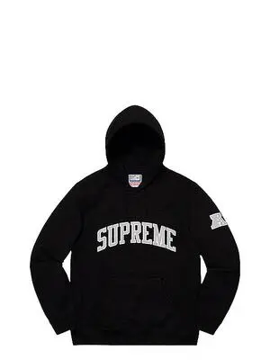 Supreme X Nfl Raiders 47 Hooded Sweatshirt - Black