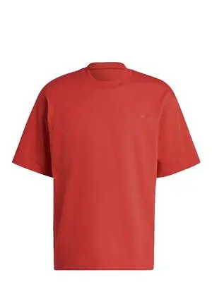 Adidas Originals C Tee Solid Color Small Label Loose Sports Short Sleeve Wine Red T-shirt - Default Color