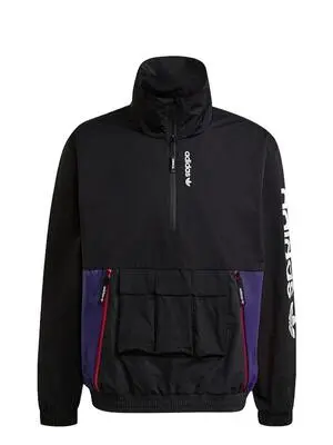 Adidas Originals Stand Collar Sports Jacket - Black