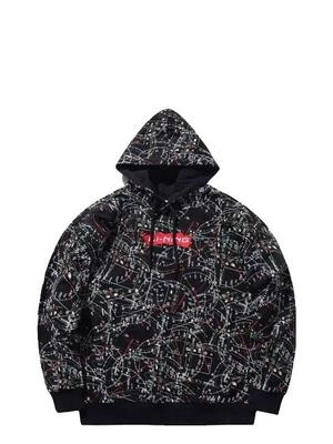 LI-NING Li-Ning Printed Pullover Hoodie
