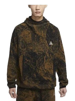 Nike Therma-fit Wolf Tree Suede Printing Sports - Brown