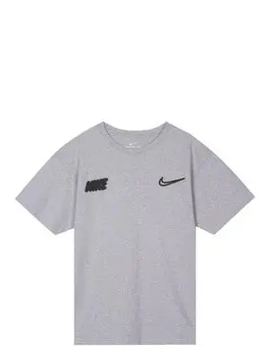 Nike Alphabet Logo Short Sleeve T-shirt - Grey