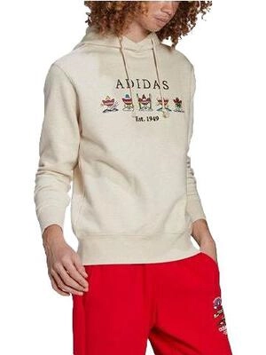 Adidas Originals Graphic Hoodie - Tan