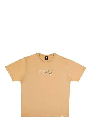 NEW BALANCE X Noritake Crossover Funny Pattern Printing Sports Round Neck Short Sleeve Turmeric T-shirt - Yellow