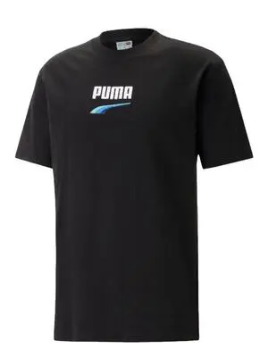 PUMA Solid Regular Shirts - Black