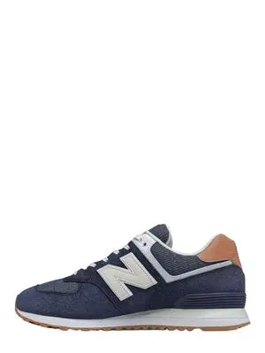 NEW BALANCE New Balance 574 "Natural Indigo Mahogany" Lace-Up Sneakers White/blue/brown