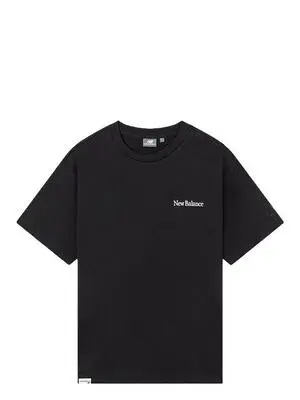 NEW BALANCE Casual Tee Asia Sizing 'black White - Black/white