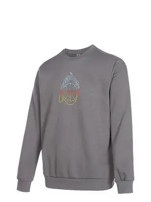 Adidas Graphic Pullover Sweater - Grey