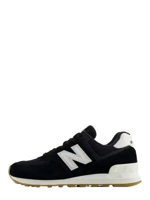 NEW BALANCE New Balance 574 Athletic Sneakers Black/white/gum