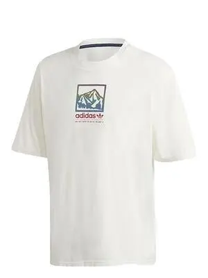 Adidas Originals Adiplore Premium Sports Round Neck Short Sleeve - White