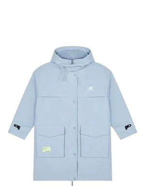 NEW BALANCE Big Pocket Hooded Jacket - Blue