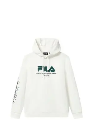 FILA Logo Graphic Hoodie - White/green