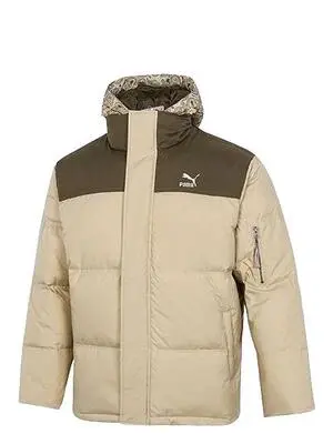 PUMA Classics Padded Jacket - Tan