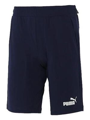PUMA Essentials Short 12" Cotton - Navy/white