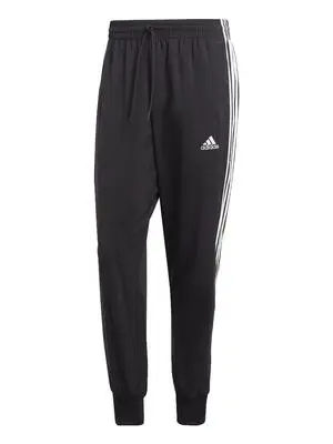 Adidas Adidas Aeroready Essentials Tapered Cuff Woven 3-stripes Pants 'black' Black/white