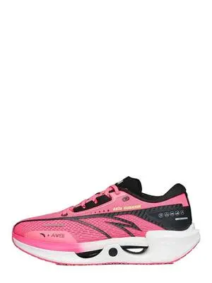 ANTA Shock The Waves" Athletic Sneakers - Pink/black/white