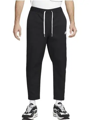 Nike Club Woven Tapered-leg Pants - Black