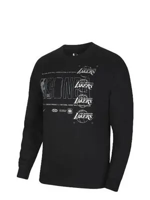 Nike Los Angeles Lakers Long Sleeve Pullover - Black