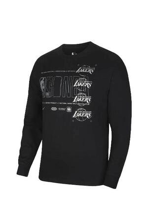 Nike Los Angeles Lakers Long Sleeve Pullover - Black