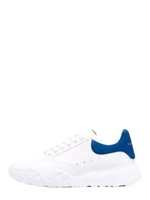 Alexander McQueen Oversized Court Trainers - White/blue