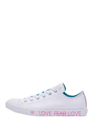 CONVERSE Chuck Taylor All Star Oxford Leather Low Top Sneakers - White