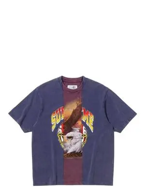 Supreme X Mm6 Maison Margiela Split S/s T-shirt - Navy