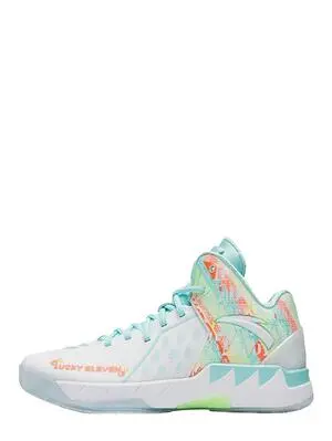 ANTA Kt1 Pro "lucky" High-top Athletic Sneakers - White/pin/green