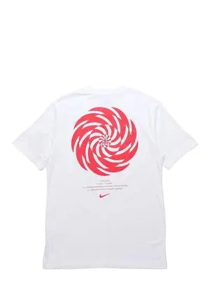 Nike Dri-fit Kyrie Logo Applique Basketball Tee - White