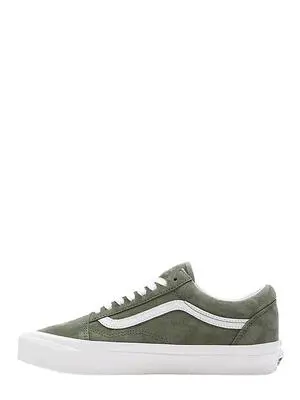 VANS Vault Old Skool Vr3 Lx 'pig Suede - Olive Green/white