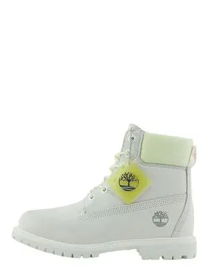 Timberland Premium Inch Waterproof Wide Fit Boot - White