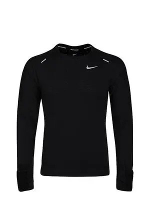 Nike Dri-fit Sphere Long Sleeve Running Top - Black