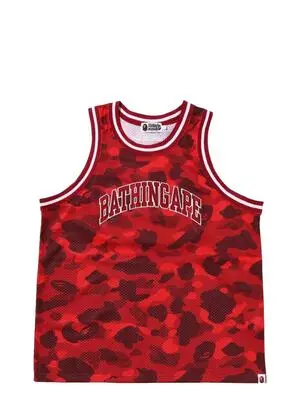 A BATHING APE Color Camo Jersey - Red
