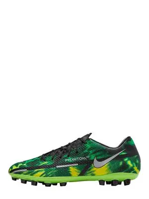 Nike Phantom Gt2 Academy Football Boots - Black/green Strike/metallic Platinum