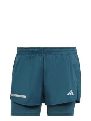 Adidas Adidas Ultimate Two-In-One Shorts Turquoise