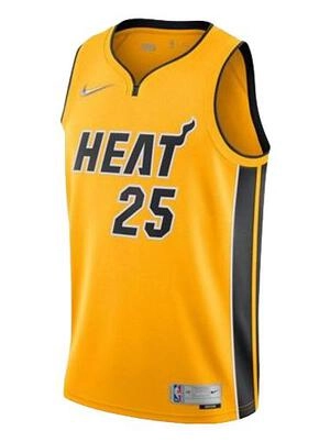 Nike X Nba Miami Heat Jersey 'kendrick Nunn 25 - Yellow
