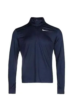 Nike Pacer Dri-fit Cardigan Running Top - Navy