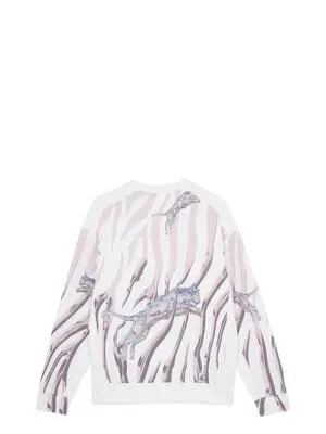 PUMA X Sorayama Graphic Sweatshirt - White/pink/sliver
