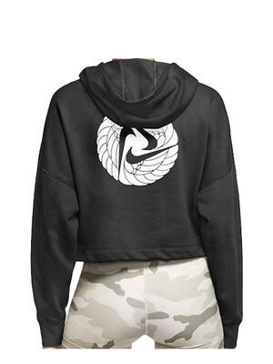 Nike Icon Clash Cropped Training Hoodie - Black/multi-color