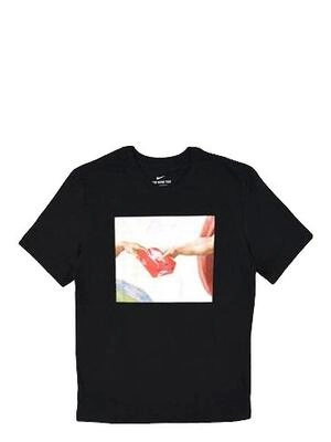Nike Ftwr Pack Shoe Pattern Printing Short Sleeve - Black