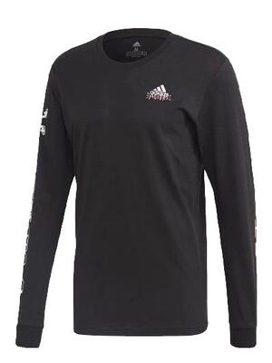 Adidas Graffiti Print Long Sleeve T-shirt - Black