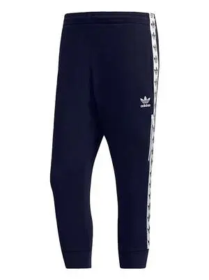 Adidas Originals Classic Logo Casual Sports Cropped Pants Blue - Navy