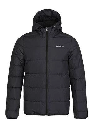 Adidas Neo Down Jacket With Hood - Black