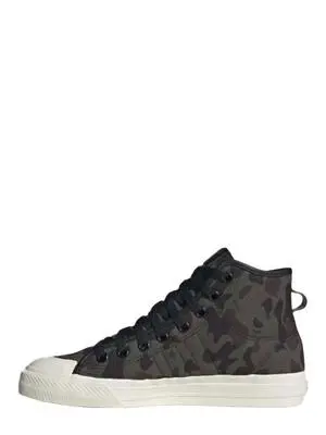 Adidas Adidas Nizza Hi RF Camouflage High Top Sneakers Black/multi-color