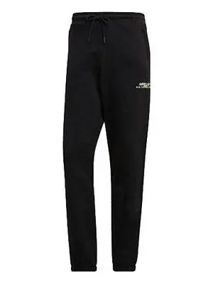 Adidas Originals Running Training Stay Warm Lacing Casual Sports Pants - Black
