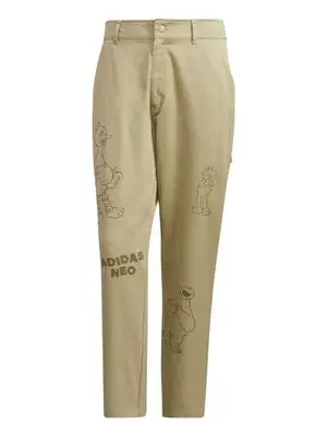 Adidas Neo X Sesame Street Collaboration Casual Sports Pants - Default Color