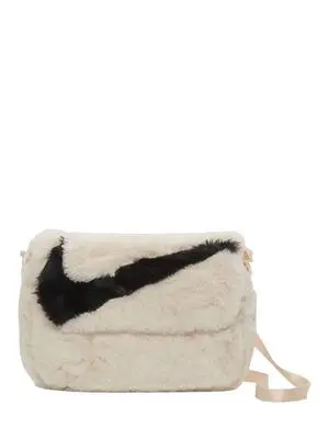 Nike Futura 365 Faux Fur Crossbody Bag 1l 'guava Ice Black - Guava Ice/black